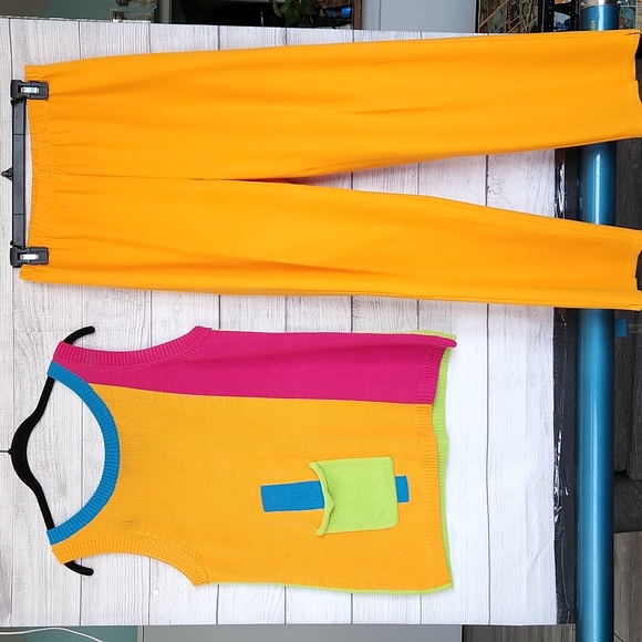 richard sport | Jackets & Coats | Vintage Colorblock Sweater Vest And ...